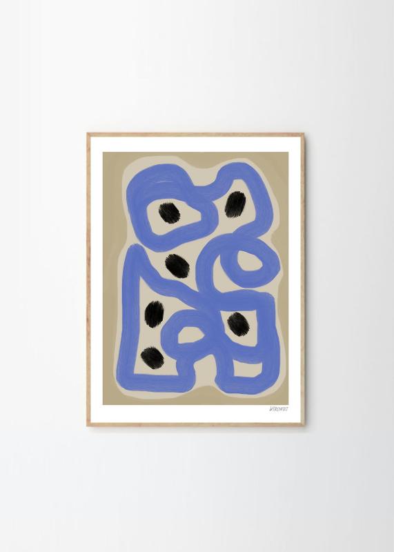 THE POSTER CLUB ポスタークラブ Signe 50×70cm Lisa Wirenfeltジークレープリントという手法でPOSTER CLUBのために特別に作成されています。ジークレープリントとはフランス語で「吹き付けて色を付...