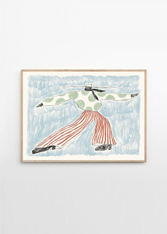 THE POSTER CLUB ポスタークラブ Sam on the Hill 50×70cm Lucia Tuffleyジークレープリントという手法でPOSTER CLUBのために特別に作成されています。ジークレープリントとはフランス語で...