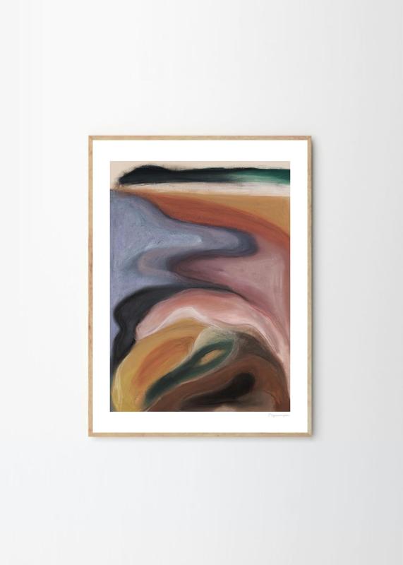 THE POSTER CLUB ポスタークラブ Landshape Tribute 03 50×70cm Berit Mogensen Lopezジークレープリントという手法でPOSTER CLUBのために特別に作成されています。ジークレー...