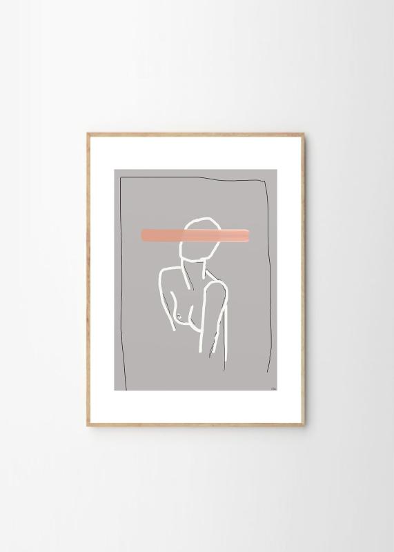 THE POSTER CLUB ポスタークラブ Naive 50×70cm Lisa Wirenfeltジークレープリントという手法でPOSTER CLUBのために特別に作成されています。ジークレープリントとはフランス語で「吹き付けて色を付...