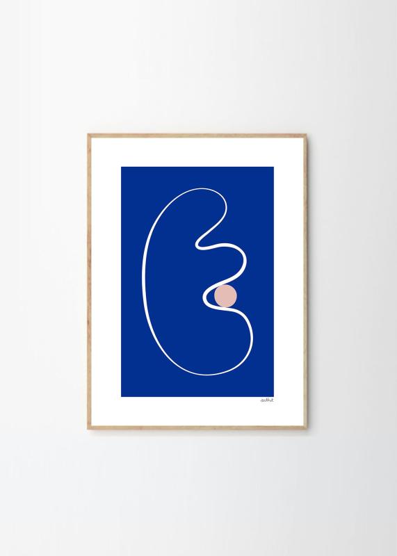 THE POSTER CLUB ポスタークラブ Abstract No. 03 50×70cm Asthetジークレープリントという手法でPOSTER CLUBのために特別に作成されています。ジークレープリントとはフランス語で「吹き付けて色...