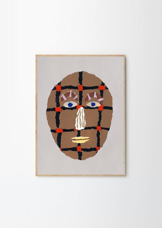 THE POSTER CLUB ポスタークラブ Grid Portrait 30×40cm Park Pardonジークレープリントという手法でPOSTER CLUBのために特別に作成されています。ジークレープリントとはフランス語で「吹き付...