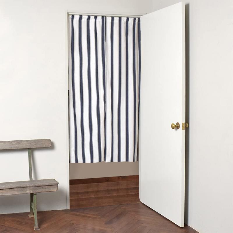 間仕切りカーテン のれん おしゃれ 北欧 目隠し 180cm丈 86cm×180cm フェザーライン スタイルデコール