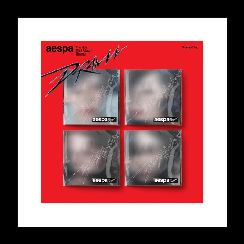 aespa Drama 4th Mini Album Scene WINTER Version CD+5p PostCard+1ea Sticker+1p PhotoCard+Tracking SealedRelease Date - 10...