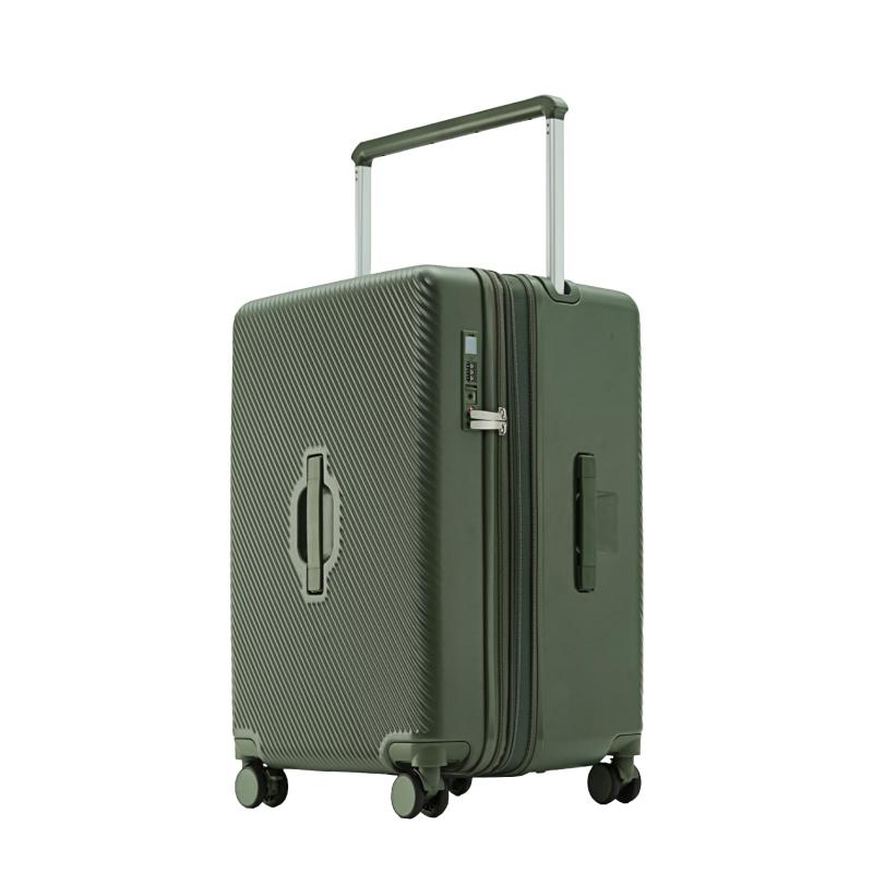 [LIGHTGO] 多機能 2 ピース託送手荷物セット（360° スピナーホイール搭載）－男女兼用のトラベルトランク風ローリングスーツケース、家族旅行向け大型スーツケース多機能アウトドアスーツケース： 家族旅行、キャンプ、休暇、週末の短期旅...