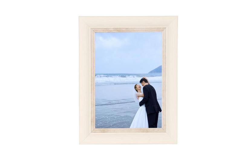 フォトフレーム 写真入れ 2枚 セット お洒落 写真立て 2Lサイズ 家族写真 2L おしゃれ 記念写真 思い出 縦横対応 〖結婚式 ブライダル 〗 パネル おしゃれフレーム (ナチュラルブラウン)【特徴1】記念写真 を入れて気軽に お部屋...