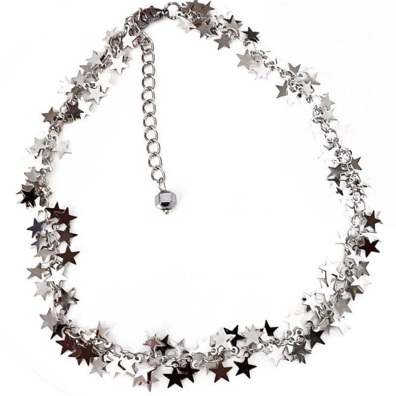 [youyiful] シンプルなスタータッセルペンダントネックレスファッション スター・タッセル・ネックレス 鎖骨ネックレス トレンドネックレス【サイズ】チェーンの長さ400mm 。【高品質の素材】 当社のシンプルなスタータ ネックレスは高...