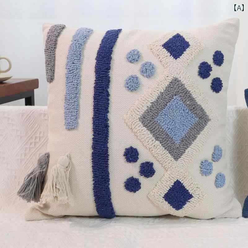 北欧 ins 風 ボヘミアンタフリンジ 刺繍 客間 枕 ソファー 寝室 抱き 枕 クッション 腰ブランド: 源荘生地製品カテゴリー: クッションカバー/枕カバー商品番号: カスタマーサービスに相談するジャケット素材: ポリエステル綿加工とカ...