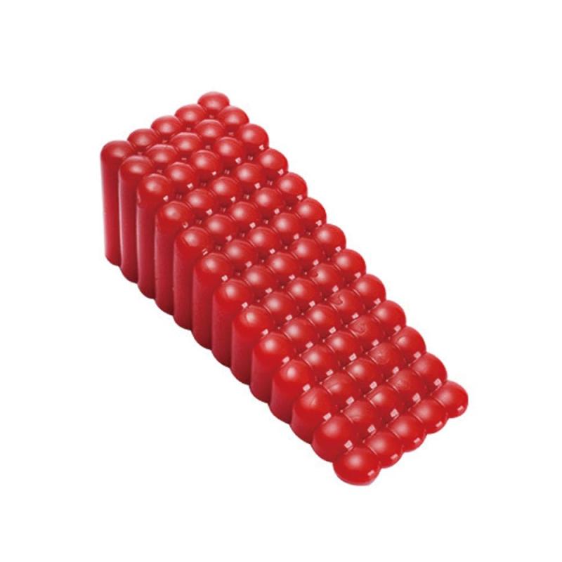 Cheftick ドアストッパー2 红 S固定の難しい押し入れや脱衣所などのスライドドアの固定に役立つドアロックセットです。便利な隙間に挟むだけの簡単設置大きく隙間のあるタイプのドアには二個セットすればしっかり止まります。 室内飼いの犬猫の...