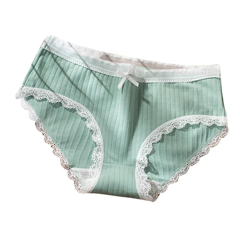 [バズ セレクション] ショーツ 下着 パンツ シンプル レース 縦ストライプ コットン 快適 デイリー レディース TXA094白いレースと縦ストライプが特徴のこのショーツは、女性らしいかわいらしさと上品さを兼ね備えたデザインです。シンプ...