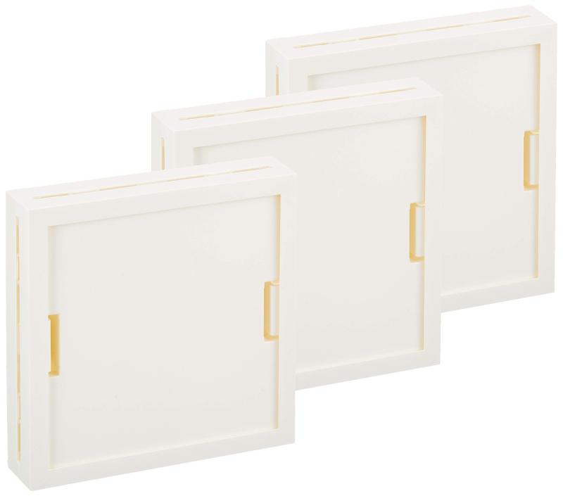 J-Force スクエア型ドッキングフォトフレーム「FOTOBIT フォトビット」3枚入り (ホワイト)