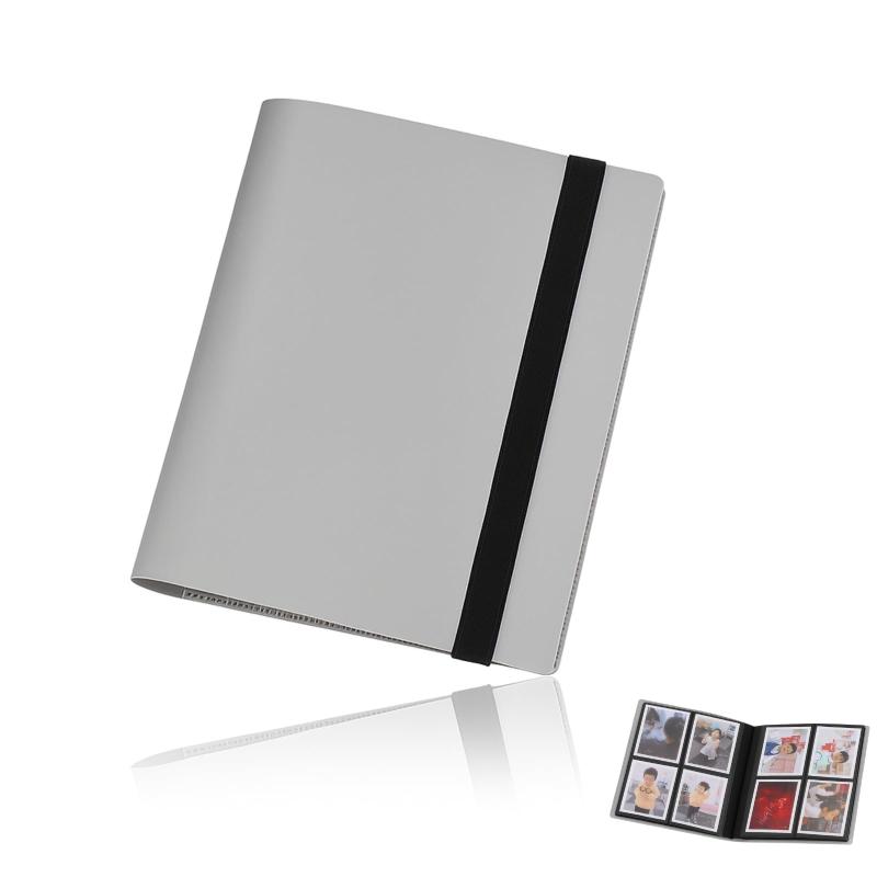 sonea チェキ帳 チェキホルダー インスタックスミニ インスタックス チェキ アルバム【自由にカスタマイズ】表面が無地なので、推しのデコレーションやメッセージを書き込んで、自分だけのオリジナルアルバムを作れます。【持ち運びに便利】ゴムバ...