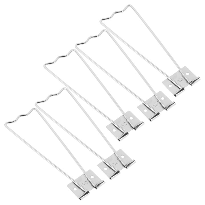 Cabilock 写真のフレームサポート イーゼルスタンド 10個セット シンプルなフレームスタンド ボタン イーゼルスタンド サイン フォトフレームラック イーゼルフレームサポート 額縁の陳列だ耐摩耗性に優れた素材設計: 鉄とプラスチック...