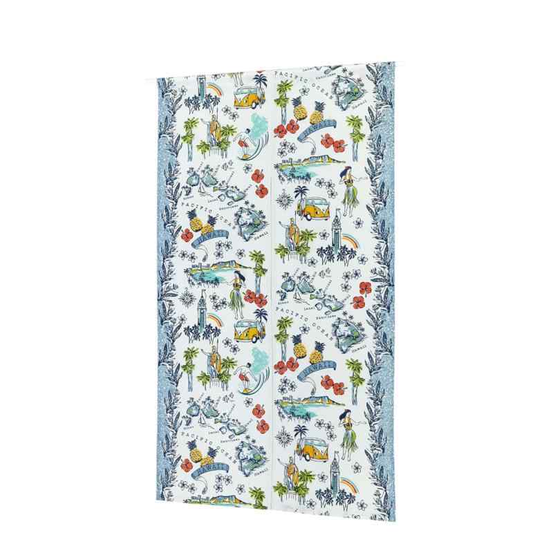 トモコーポレーション のれん ハワイマップ ブルー カーテン ロング 暖簾 間仕切り 綿100% 85x150cm 15625-870-350オールドハワイアンなデザインでお部屋が一気におしゃれになるのれんです。【サイズ】約85x150cm...