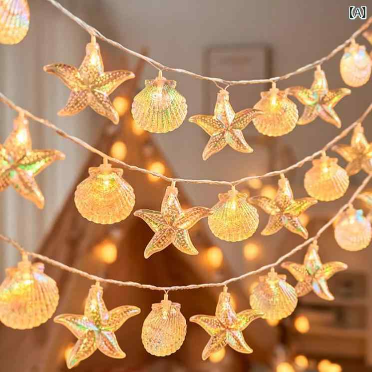 夏の LED ビーチ ポート シリーズ カラフルな 貝殻 ライト ストリング ヒトデの 雰囲気 ライト 屋外 装飾 海洋 動物出身地: 浙江省臨海輸入するかどうか: いいえ認証: いいえ入力電圧: ≤36特許はありますか?: いいえ商品番号...