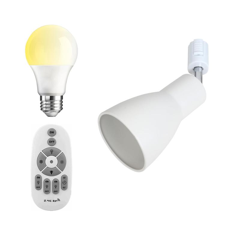 ダクトレール ライト 角度調節可能、照明器具、調光 調色、昼光色、クールホワイト、温白色、天井 リビング 廊下、寝室、商業照明、常夜灯、出力540lm、PSE認証済み、 E26口金、LED電球6W 9w 1