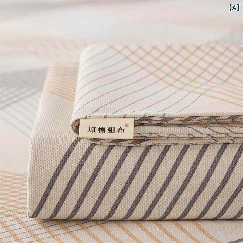 老 粗布 純綿 厚手 シーツ 純綿 学生 寮 シングルダブルシートシーツシーツシーツ 枕 カバー 3 点 セットブランド: その他商品番号: SA印刷と染色のプロセス: 反応性印刷と染色製織プロセス: ツイル,先染め織物グラム重量: 70加...