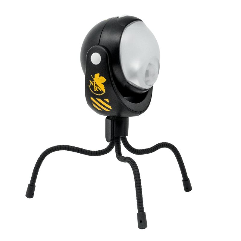 A.T.FIELD センサーライト NERV ATF-1701サイズ:本体/約92×80×100mm、三脚長さ/130mm重量:約145g(乾電池・三脚除く)材質:本体/ABS樹脂、三脚/アルミ、エラストマー樹脂電球:1W高輝度白色LED(...