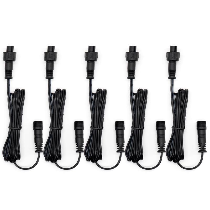 [SMY Lighting] ガーデンライト 地中埋込み 屋外照明 家庭用 IP67 防水 2ピン PVC DC12Vコネクタ外径：15mm 内径：8mmジャック外径：10mmサイズ：素材：PVC防水レベル：IP67