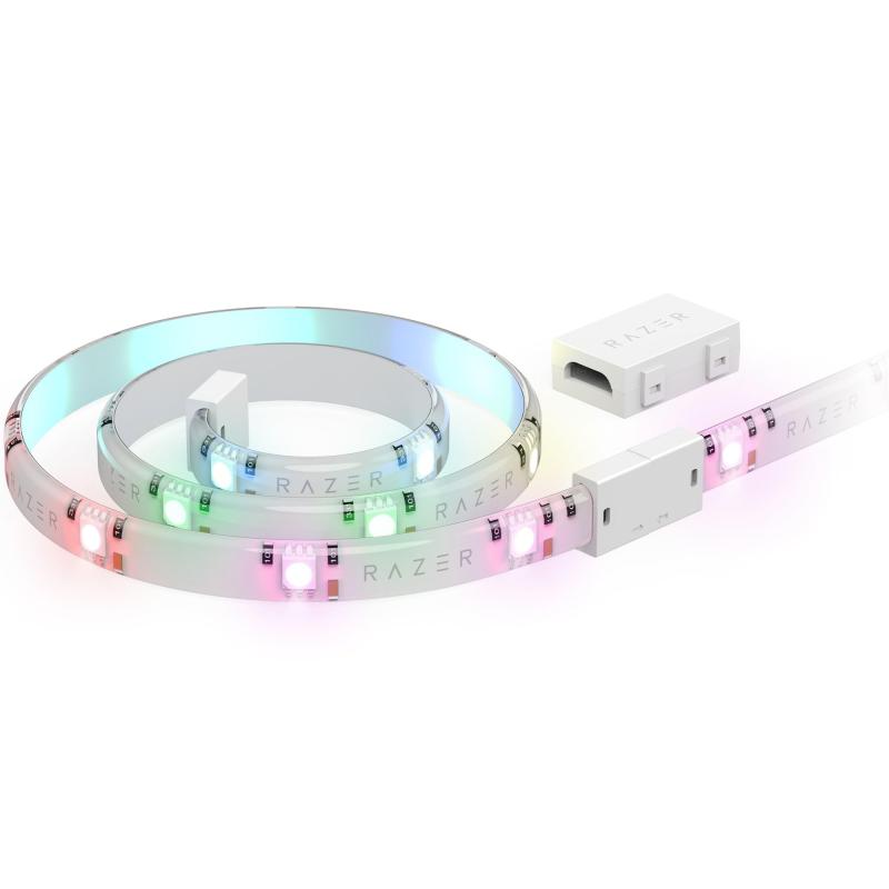 Razer レイザー Aether Light Strip Extender 効果的にライティング環境を向上させる RGB LED 拡張ストリップ Razer Chroma RGB 1m 折り曲げ可能なエクステンダー 最大8個 の接続が可能...