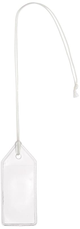 ネグロス電工 ケーブルタグ KTAG24 (1箱100枚入り)表示の見やすい透明ビニル製です。