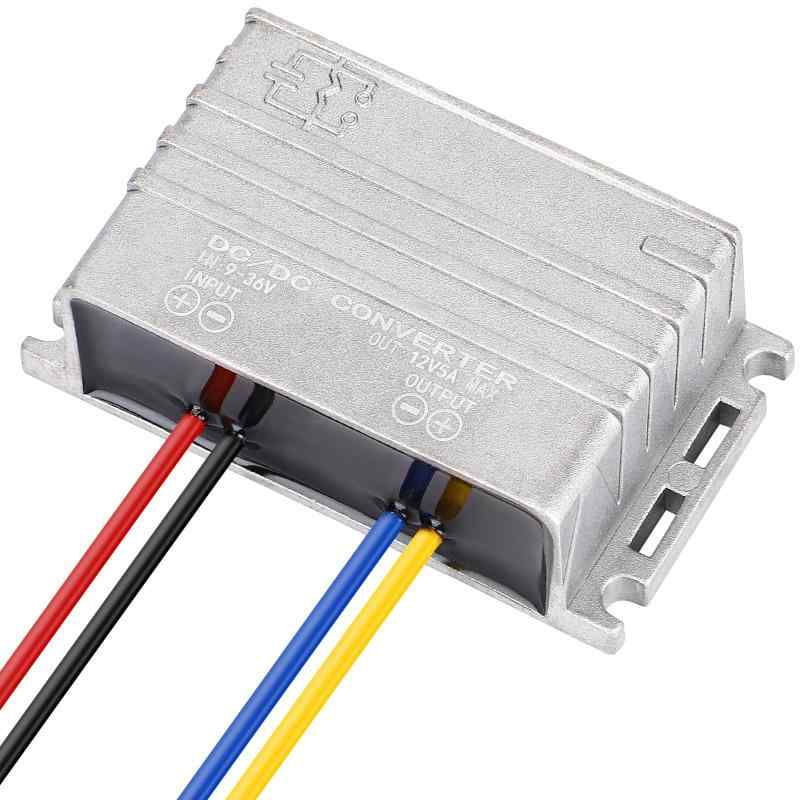 DROK コンバーター DC9-36V DC25-60V からDC12Vへ 5A 4A 絶縁降圧モジュール 絶縁変圧器 絶縁トランス 降圧トランス 電圧レギュレータ 安定器 可変出力電源 変圧器