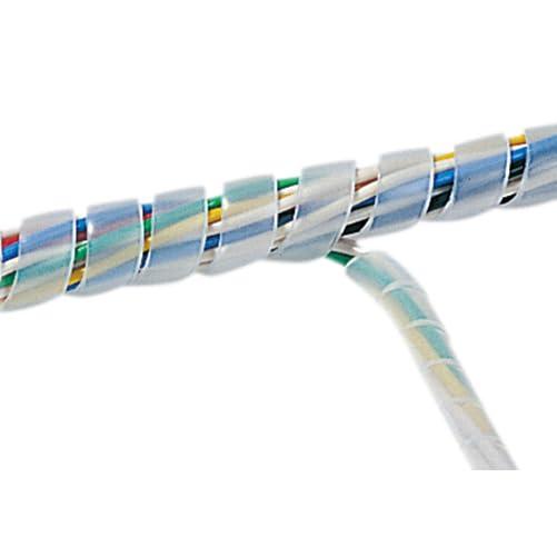 ヘラマンタイトン 電線結束・保護用 スパイラルチューブ 標準 乳白色 100m TS-2.6ポリエチレン内径φ2.6mm長さ100mRoHS適合、ハロゲンフリー色:ホワイト