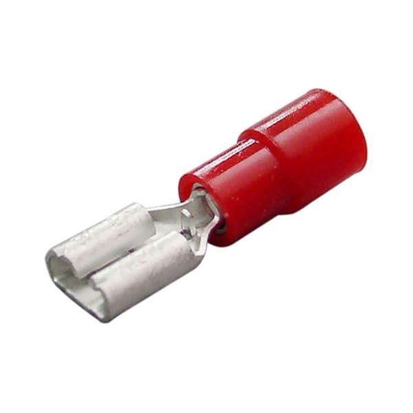 ニチフ端子工業 差込形接続端子 赤 TMEDV 480809F *RED*R​o​H​S​指​令​適​合​製​品UL・CSA登録品187シリーズ材料 接続子 : 黄銅(電気すずめっき) / 絶縁体 : ポリ塩化ビニル定格電圧:300V絶縁体...