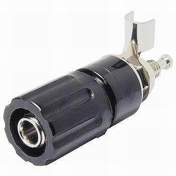 サトーパーツ 絶縁ターミナル 黒 T-1-Bピン数-: コネクタの形態:絶縁ターミナルパネル取付方式:ナット締め付け ラグ:差込孔: ツマミ取り外し:×外形:φ12.6 本体色:黒定格: 125V-10A 耐電圧: AC1000V(1分間)...