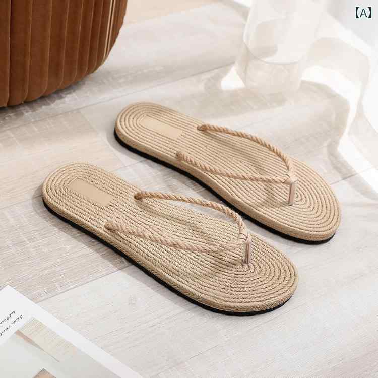夏の ファッションは 草 編みの ファッションを まねて、 海辺の レジャー スリッパを 着て います。製品カテゴリー: ヘリンボーン対象年齢層: 大人の供給カテゴリー: スポットブランド: I Mad For You商品番号: M-135...