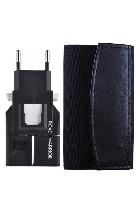 ROAD WARRIOR 海外用 変換プラグ 世界対応 ゴーコンJ ブラック 日本製 RW110BK-S渡航の際、国・地域によりコンセントの形状が異なるため、日本の電源プラグのままでは差し込むことができません。この電源変換アダプターがあれば...