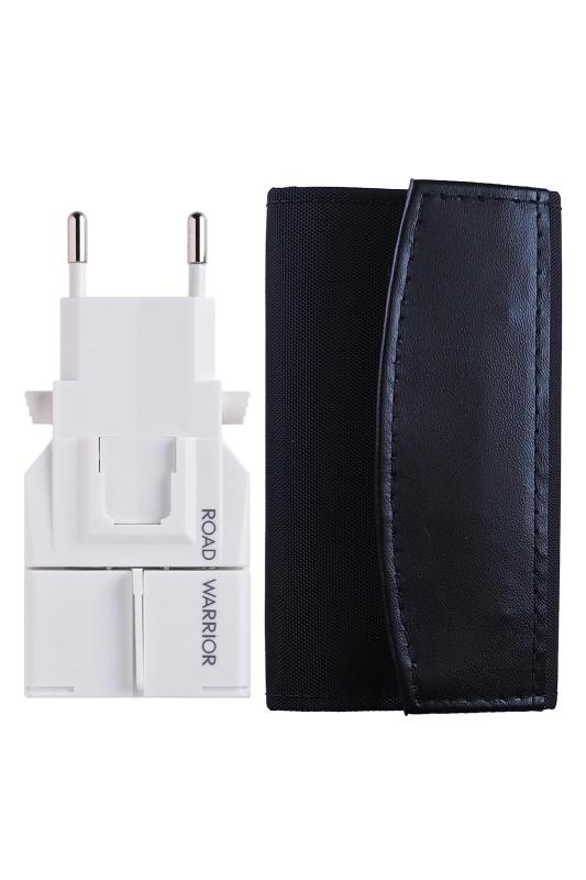 ROAD WARRIOR 海外用 変換プラグ 世界対応 ゴーコンJ ホワイト 日本製 RW110WH-S渡航の際、国・地域によりコンセントの形状が異なるため、日本の電源プラグのままでは差し込むことができません。この電源変換アダプターがあれば...