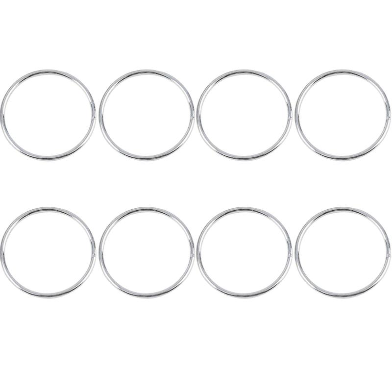 ドリームキャッチャー キット BetterJonny 8個セット捕夢網 メダルフープ シルバー 金属リング DIYクラフト 手作り材料 壁掛け飾り 車飾り 風鈴 花輪 工芸品 素材 20x20cm❤【材料】：工芸指輪は良質な金属で作られ、表...