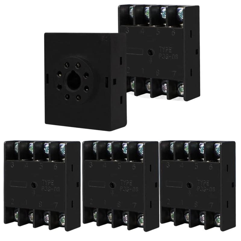 リレーベースP3G-08リレーソケットベース2個5個入りスソケット8ピン数 適合DH48S AH3-3 ST3Pリレーソケットベース製品名:リレーソケットベース; モデル： P3G-08; 適合品：DH48S AH3-3 ST3P。パッケー...