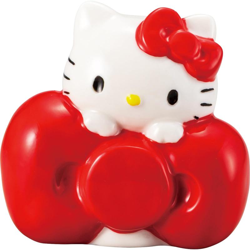 サンリオ (SANRIO) 「 ハローキティ 」 貯金箱 エッジー Hello Kitty Edgy リボン グッズ 雑貨 白 約10×6×8cm SAN4802お気に入りの貯金箱ならいっぱいお金が貯まっちゃうかもフィギュア/置物/インテリ...