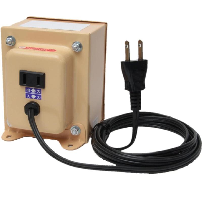 日章工業 変圧器 海外 普及型 AC110V~AC127V→AC100V 1100W NDFシリーズ NDF-1100U本体サイズ: 幅87×奥行110×高さ105mm、重量:約2.7kg入力電圧: AC110~127V(50/60Hz)、...