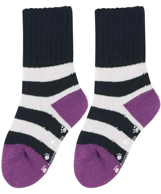 [ワコール リラックス&amp;スリープ] ツモリチサト ソックス あったか UEY666 tsumori chisato SLEEP レディース肌側に起毛をほどこした、あたたかくやわらかな肌ざわりはき口のリブ編み部分はゆるやかでほどよくフ...