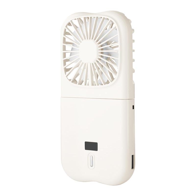 LEPLUS ルプラス スマートフォン(汎用) バッテリー機能つき4WAYハンディファン ホワイト LN-FANH01WH4wayハンディファン 暑い夏に欠かせないハンディファンに嬉しい機能をプラス。ボタン1つで運転ON/OFF、風量調節が...