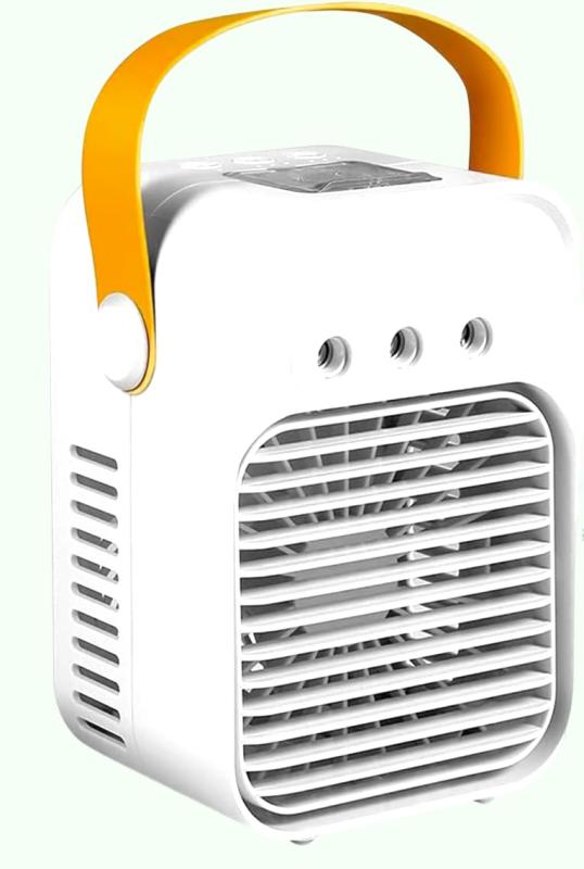 AQielev 卓上冷風機 冷風機 強力 冷風扇 冷風扇風機 3つモード 3段階風量 省エネ 家庭用 暑さ対策 JTSM USBで 電池なし 充電ヘッドなし【暑さ対策冷風機】冷風扇の水タンクに氷を入れてから、冷風を吹き出し、効果的に暑い気温...