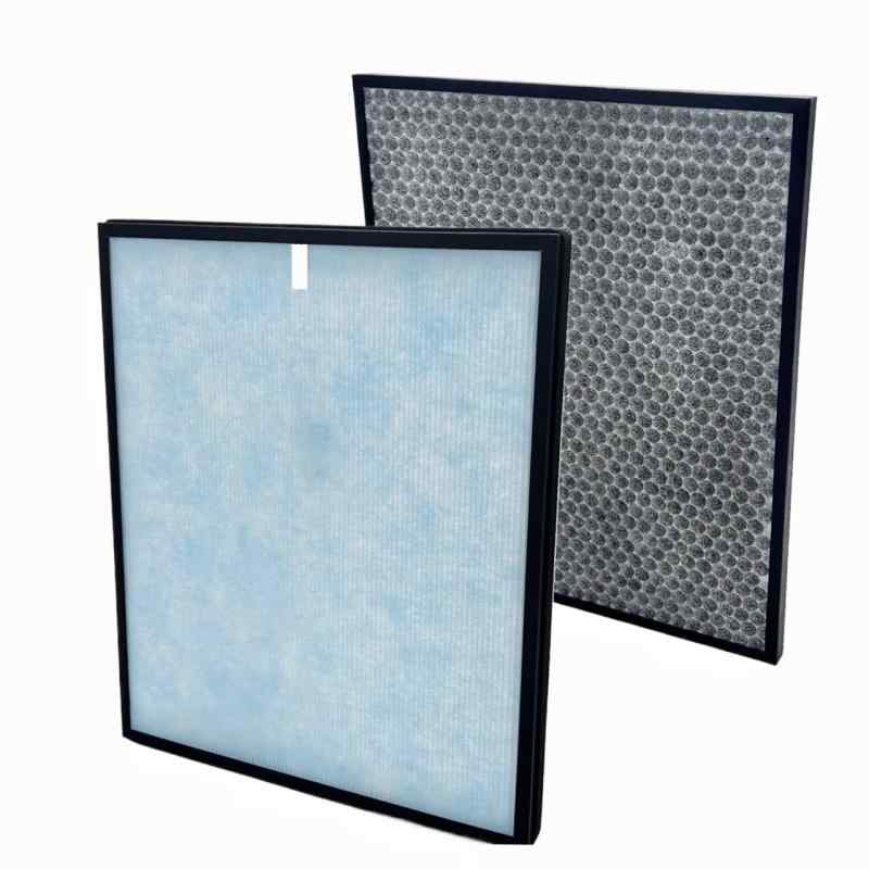 CHNPOFNT EP-EV70S 空気清浄機交換フィルター、ユニバーサル日立EPF-GV1000D/EPF-DV1000D+EPF-DV1000H/EPF-HV1000H。(1HEPA+1カーボン)🌳集じんフィルター EP...