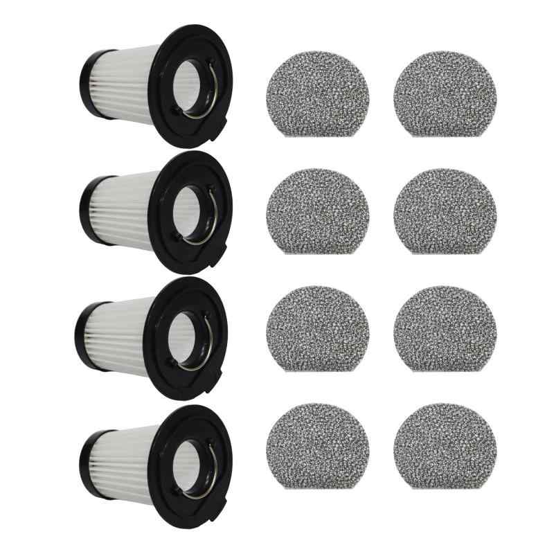 PUREBURG CFT51 交換用フィルターアイリスオーヤマ(IRIS OHYAMA)との互換性ありHCD-21 HCD-B1 HCD-22M HCD-B2M 充電式ハンディクリーナー 掃除機互換部品, 4個入り交換用 集塵フィルター 4...