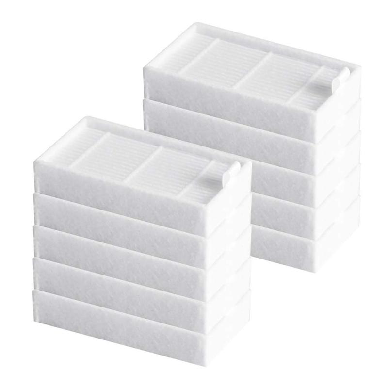 J-ouuo 10 個 ロボット掃除機 HEPA フィルター交換品 ロボット掃除機、V3、V3S、V3S Pro、V5、V5S、V5S Pro 用 (白)同じものを保存: HEPAフィルターはオリジナルと同じ品質で、費用が少なく、パフォーマ...