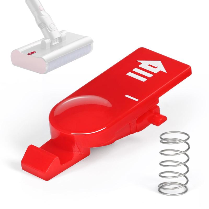 ウェットローラーヘッドクリップラッチタブボタン交換用ダイソンV12s Detect Slim/ V15 Submarine/Omni-glide 掃除機のヘッド部分，対応品ダイソン SV19 SV46 SV49 水拭き掃除機適合性: ウェッ...