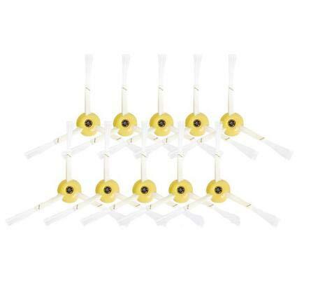 Alever 10本サイドブラシ3武装 iRobot Roomba 800シリーズ870、880、900シリーズ980に適しています ロボット掃除機アクセサリーきれいなブラシは、ホームロボットを最高のパフォーマンスで動作させ続けます。材質：...