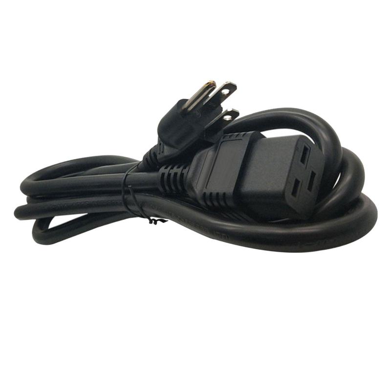 Shiwaki 米国 NEMA 5-15P から C19 電源コード 電源ケーブル コネクタ 3 プロング オスからメスの電源ケーブル ワイヤ幅広い互換性: 電源延長ケーブルは、モニター、コンピューター、カメラ、ノートパソコンなどと互換性が...