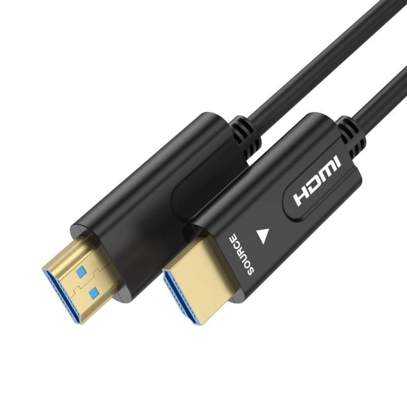 光ファイバー HDMI ケーブル, UGOMI ファイバーHDMI 4K60HZ 光速 HDMI2.0b サポート18Gbps, ARC, Dolby Vision, 3D, HDCP2.2, HDR10, CEC/EDID, 4:4:4 ...