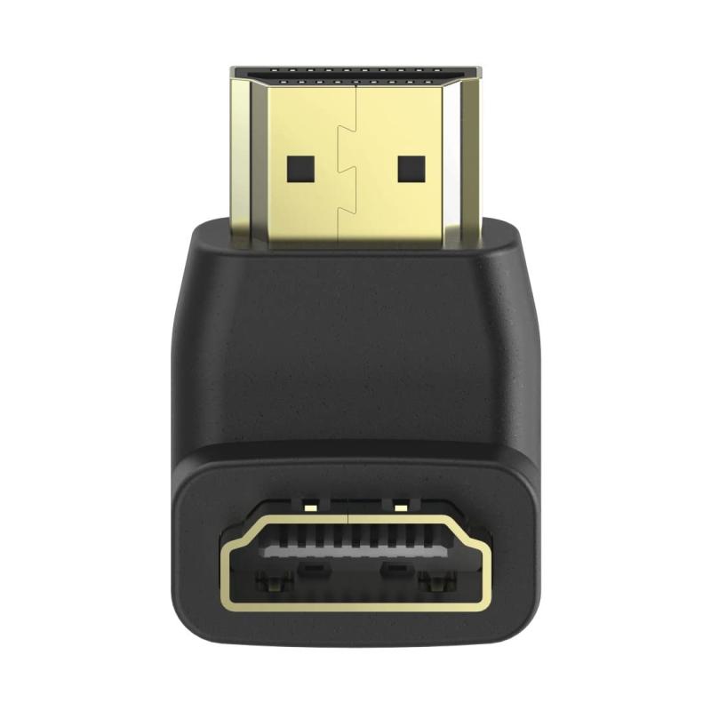 hama ドイツ High-Speed HDMI™ Angle Adapter, Plug - Socket, 270°HDMIケーブル。