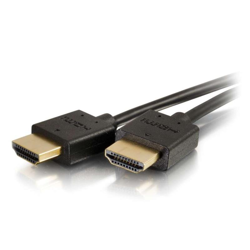 C2G Ultra Flexible 3ft Ultra Flexible High Speed HDMI Cable with Low Profile Connectors - Video / audio cable - HDMI - 3...