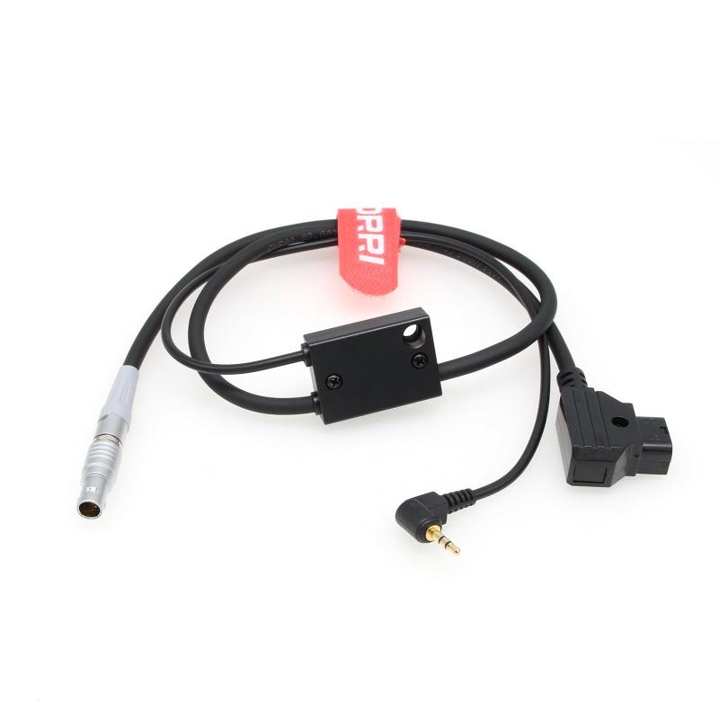 DRRI 7ピンCAM - 3ピンフィッシャーRSケーブル ARRI cforce RF/cmotion cPROモーター用コネクタA:7ピンオスコネクタB:互換Fischer RS 3pinオス。7ピン (CAM) - Fischer 3...