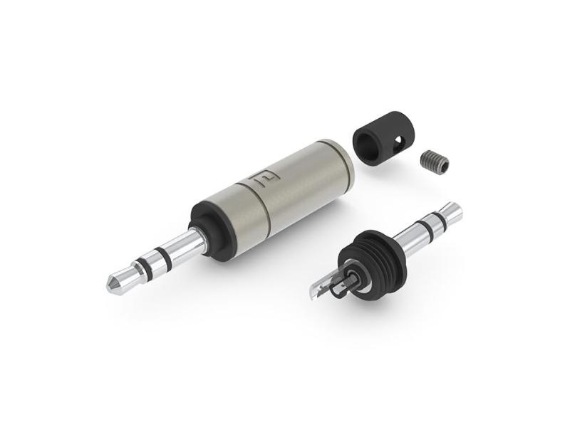 aeco TRS Plug 3.5mm Stereo AT3-1351S, 1pcs/1set, Silver Plating, Vacuum bagMade by CNC lathing as one shape.shell can be...